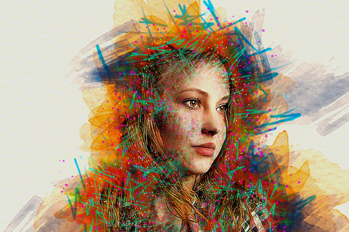 Watercolor Photoshop Action, an Action Add-On by Studio Retouch