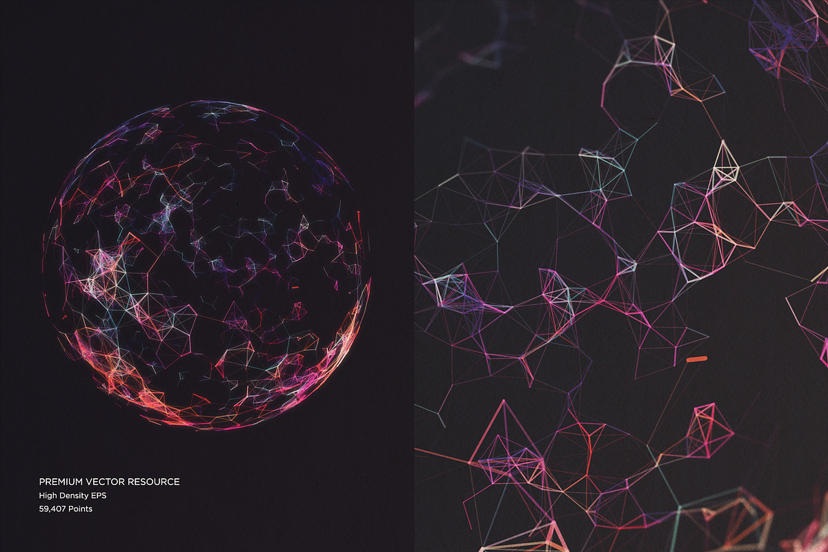 EPS Network Vectors, a Texture Graphic by RuleByArt