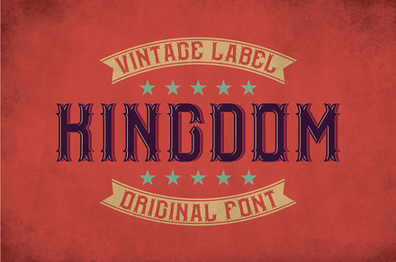 Blackpool Vintage Label Typeface, a Serif Font by Anton Antipov