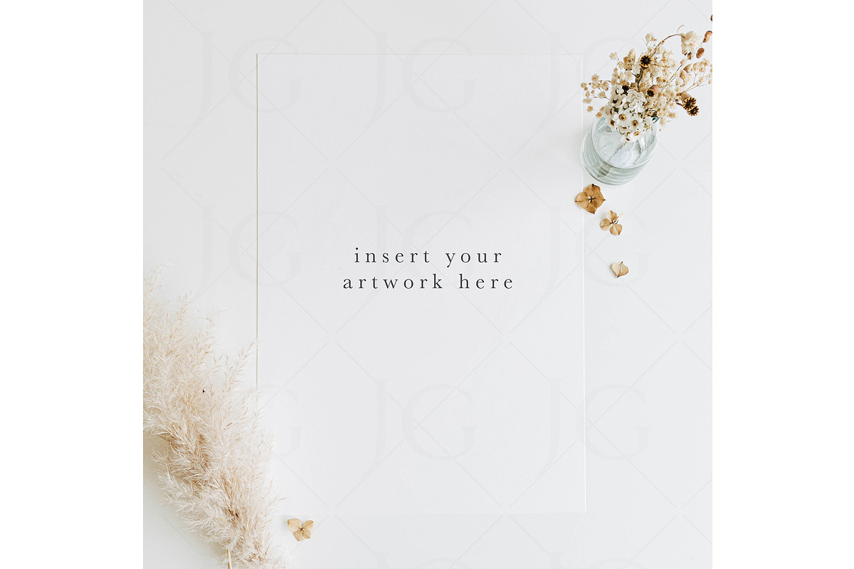Anya Print Frame Mock Up Collection, a Print Template by Jade Golding ...