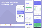 Credit Card Management App UI Kit | UI Kits and Libraries ~ Creative Market