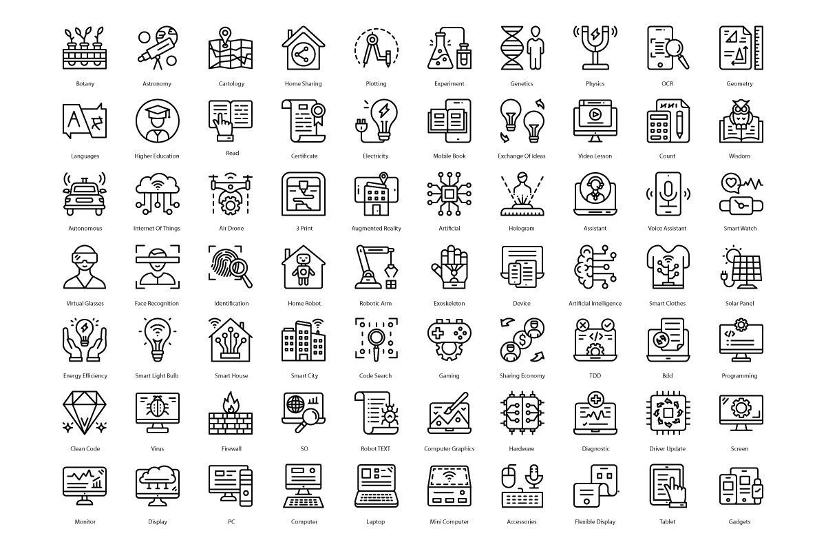 Business and Finance Unique Icons, an Outline Icon by vectorstank