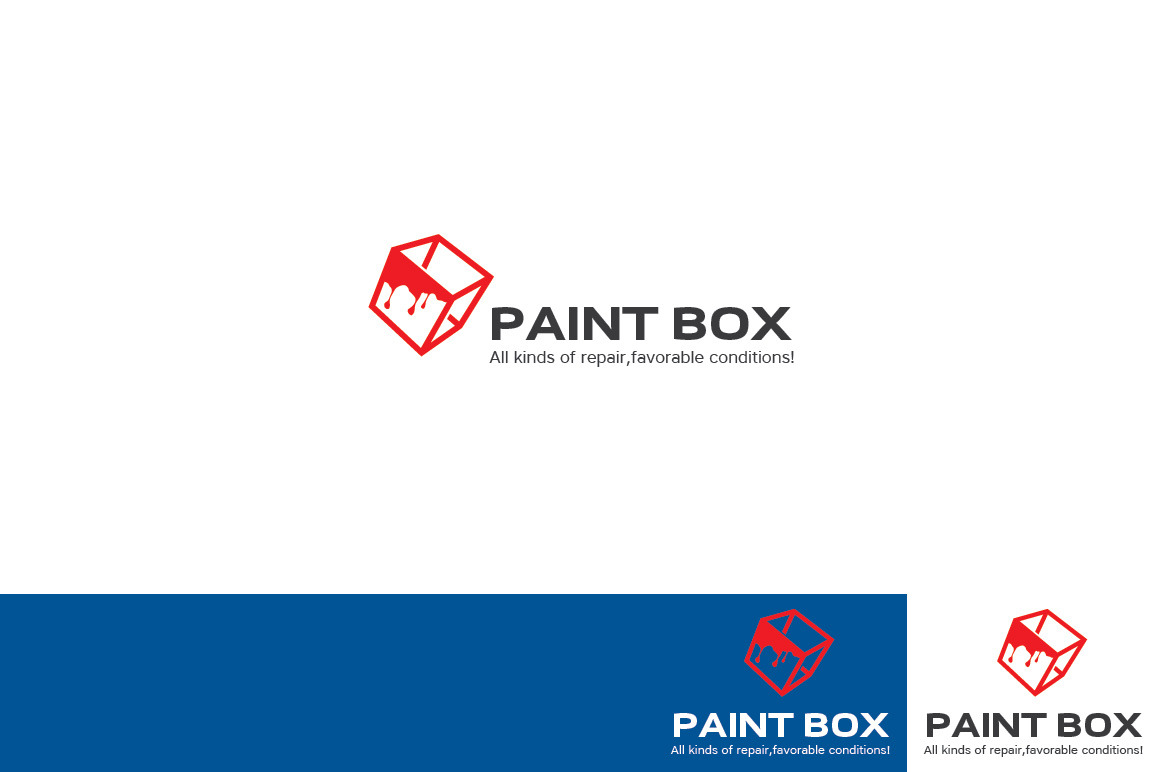paint box logo, a Branding & Logo Template by Indigo Graphic Shop