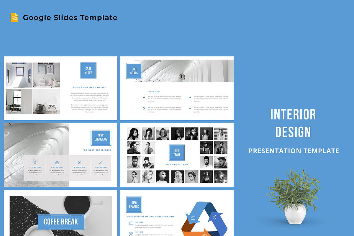 Interior Google Slides Template, a Presentation Template by Incools Stokie