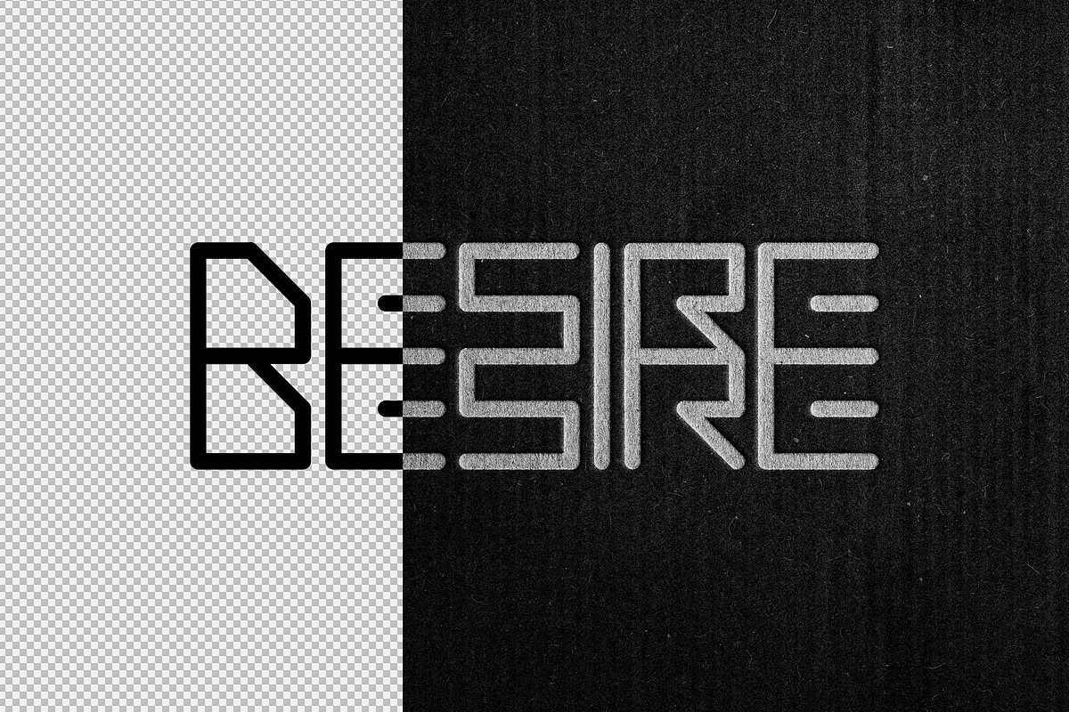 Debossed Text & Logo Mockup, a Layer Style Add-On by Design Squad