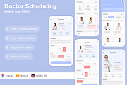 Doctor Scheduling Mobile App UI Kit, an UI Kit Template by Betush