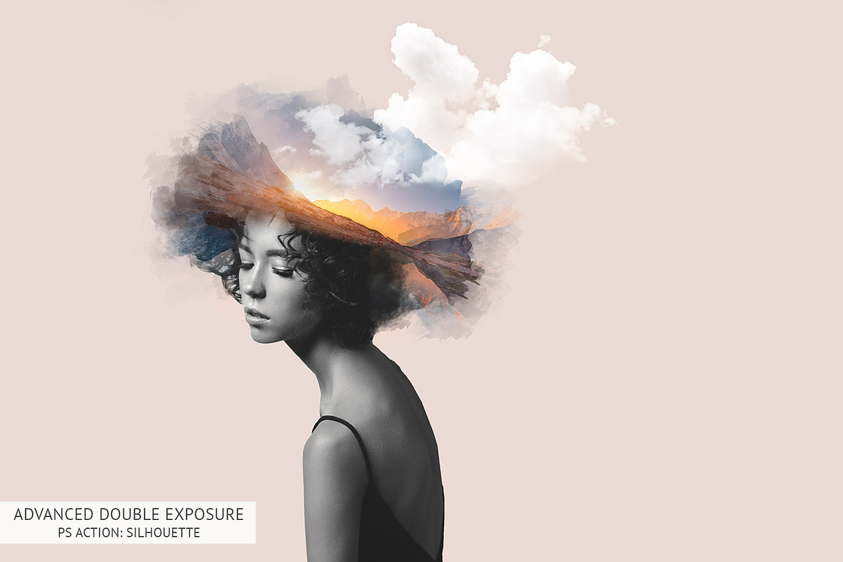 Advanced Double Exposure Ps Action, a Plug-in Add-On by FixThePhoto