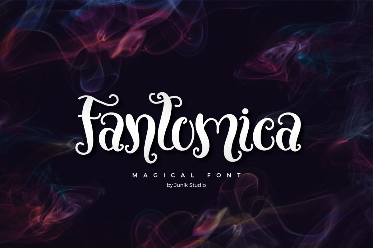 Fantomica - Magical Font, a Script Font by Junik Studio