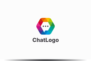 Chat Logo | Branding & Logo Templates ~ Creative Market