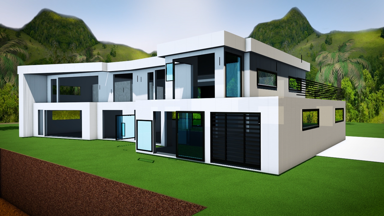 House assembling 3D animation, a 3D by Patrice 3D Visuals