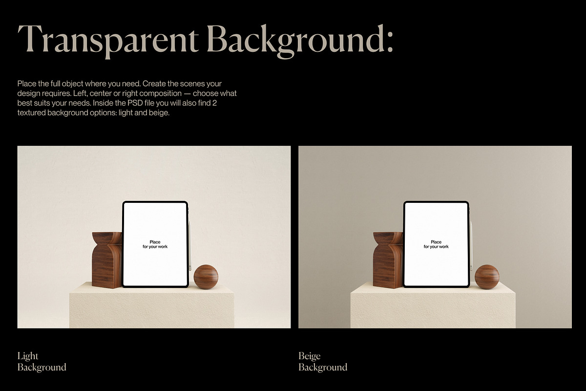 Wood Ipad Pro Mockup, an iPad Mockup by Taste