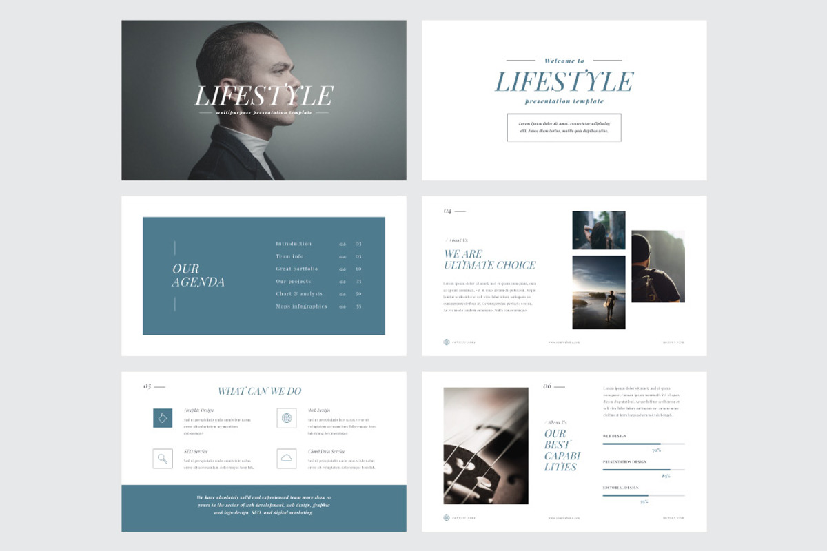 LIFESTYLE - Powerpoint Template, a Presentation Template by Shafura