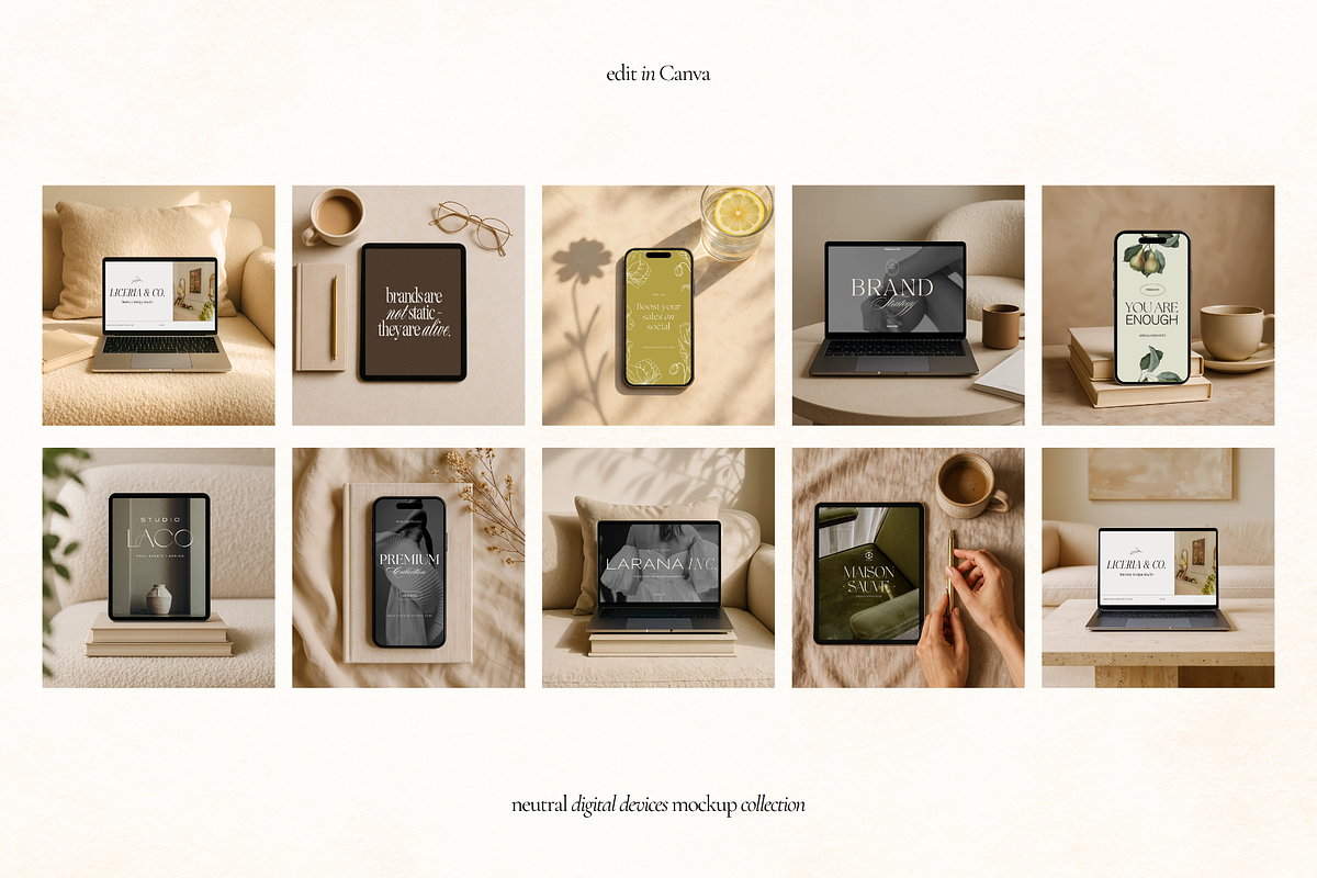 Digital Device Mockups Canva