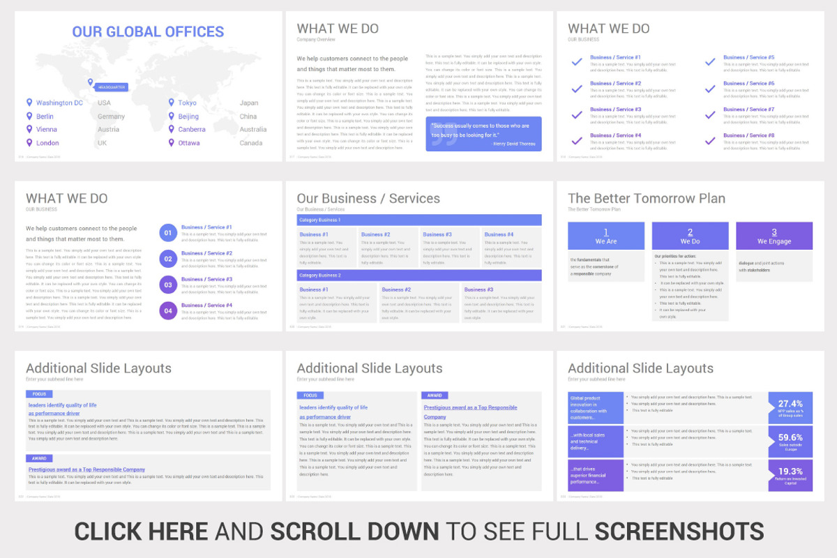 Best Sales Deck PowerPoint Template, a Presentation Template by SlideSalad