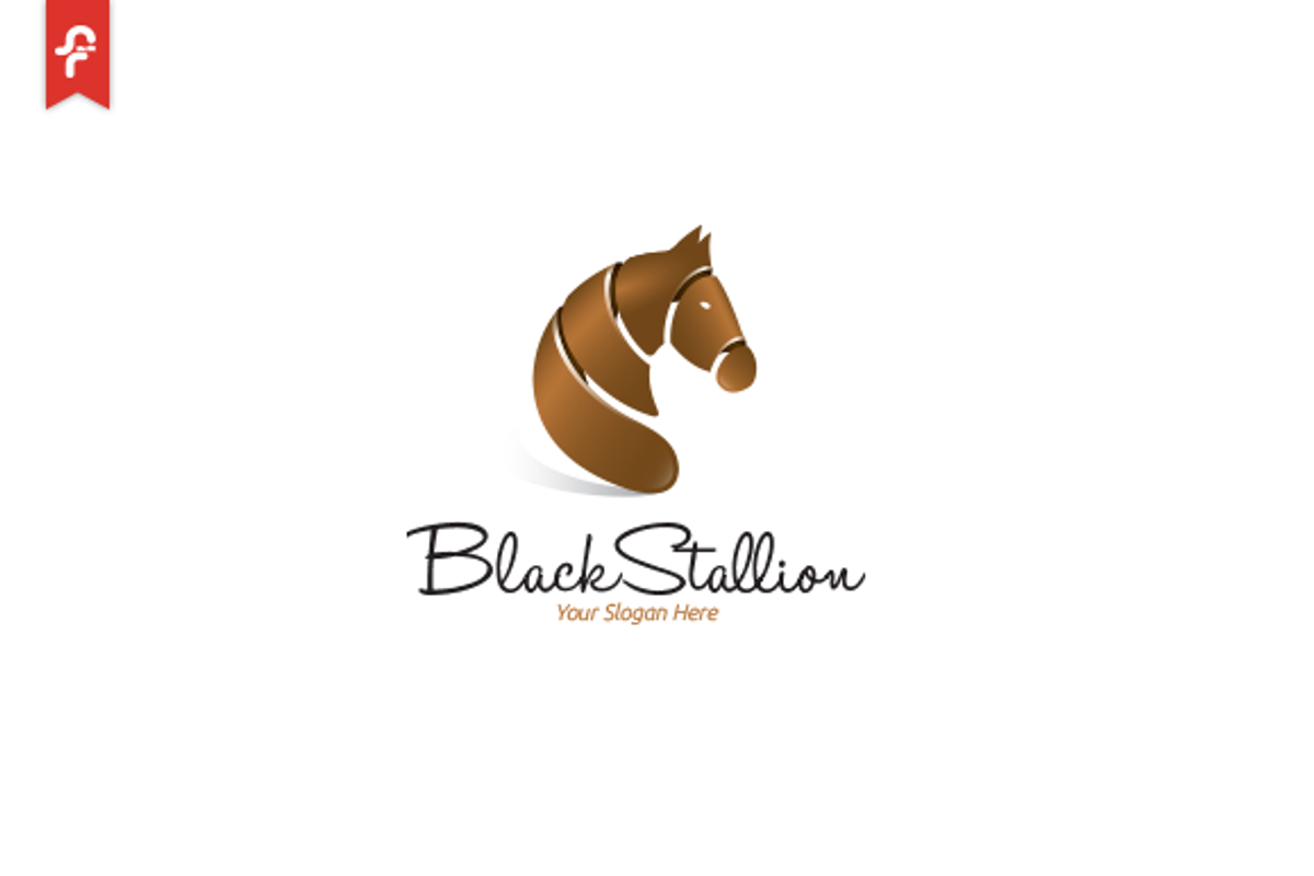 Black Stallion Logo, a Branding & Logo Template by ft.studio