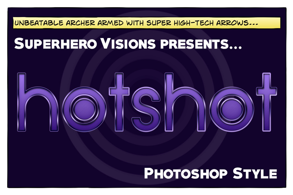 10 Photoshop Styles: Superheroes v1, a Layer Style Add-On by ...