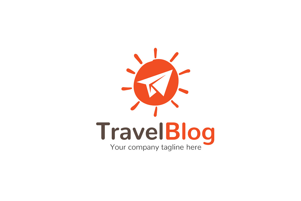 Travel Blog Logo, a Branding & Logo Template by XpertgraphicD