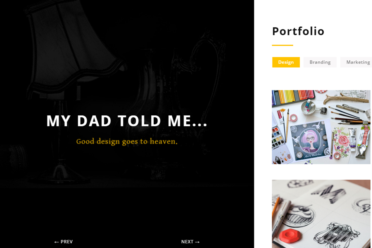 Yoursite - vCard Resume Template, a HTML Template by scrils
