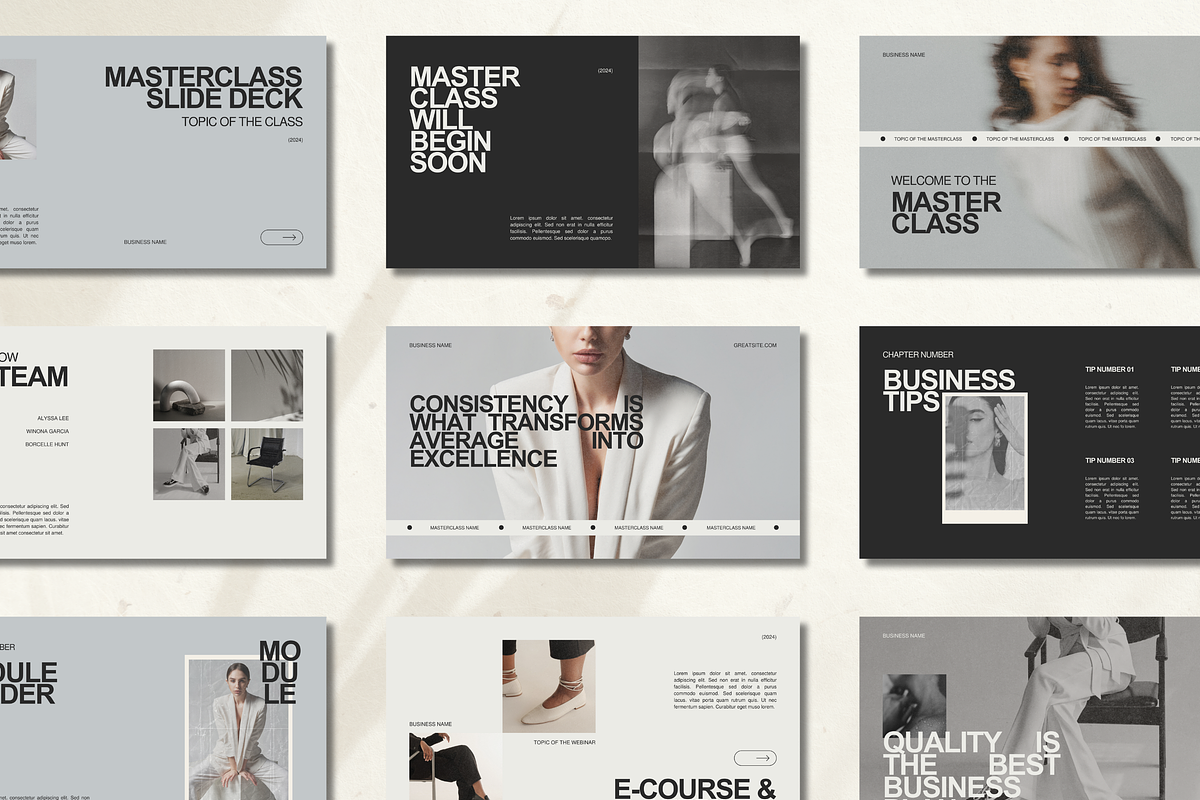 Slide Deck Masterclass Webinar, a Presentation Template by Branding ...