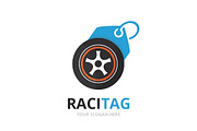 Vector wheel and tag logo, a Branding & Logo Template by GraphiShop