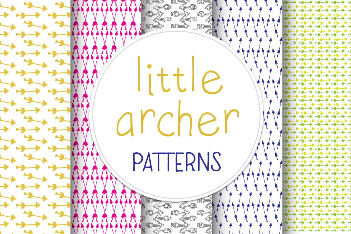 Little Archer Patterns, a Pattern Graphic by MoLa