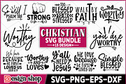 Christian SVG Bundle, an Illustration by crafthome