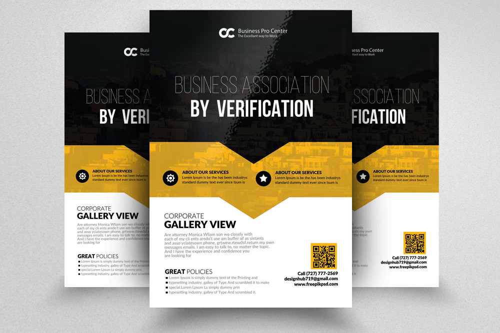 Business Association Flyers, a Flyer Template by Psd Templates ...