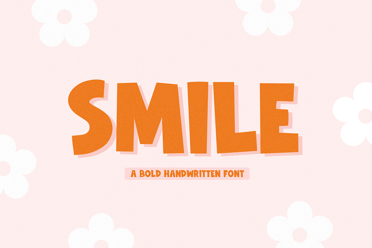 Smile | Handwritten Font with Extras