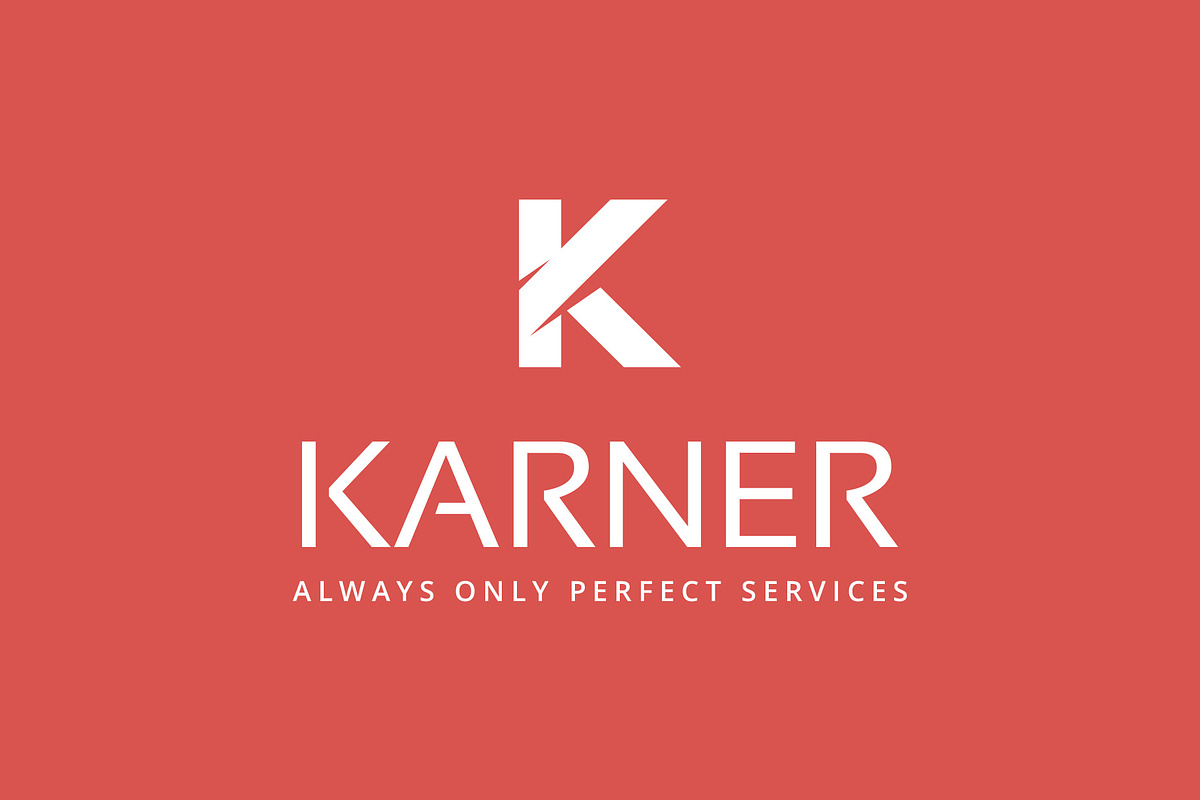 Korner Letter K Logo Template, a Branding & Logo Template by Tovarkovdesign