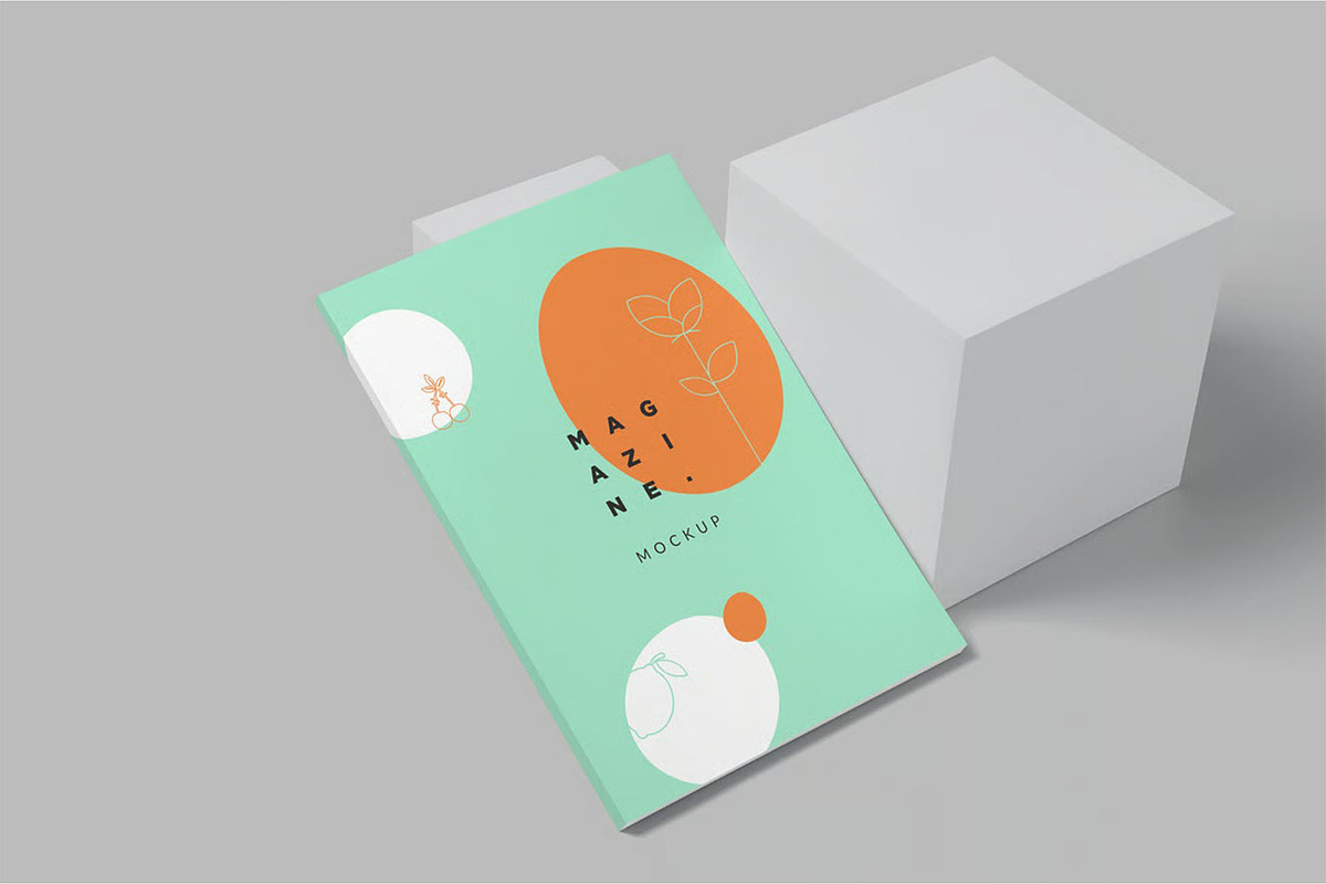 Brochure - Magazine Mockup 7x10 Inch
