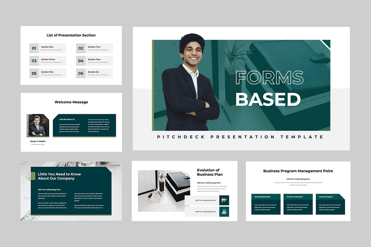 Formbased Powerpoint Template, a Presentation Template by TMint Creative