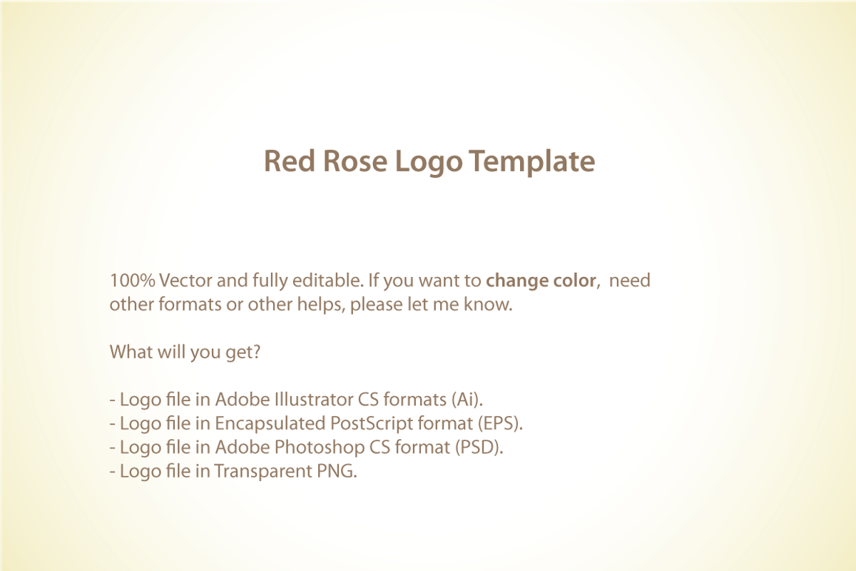 Red Rose Logo Template, a Branding & Logo Template by Heavtryq Design
