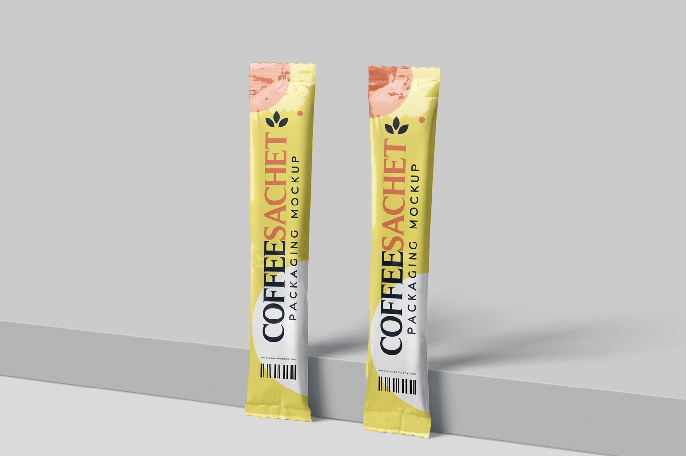 Slim Sachet Packaging Mockups, a Packaging Mockup by GfxFoundry