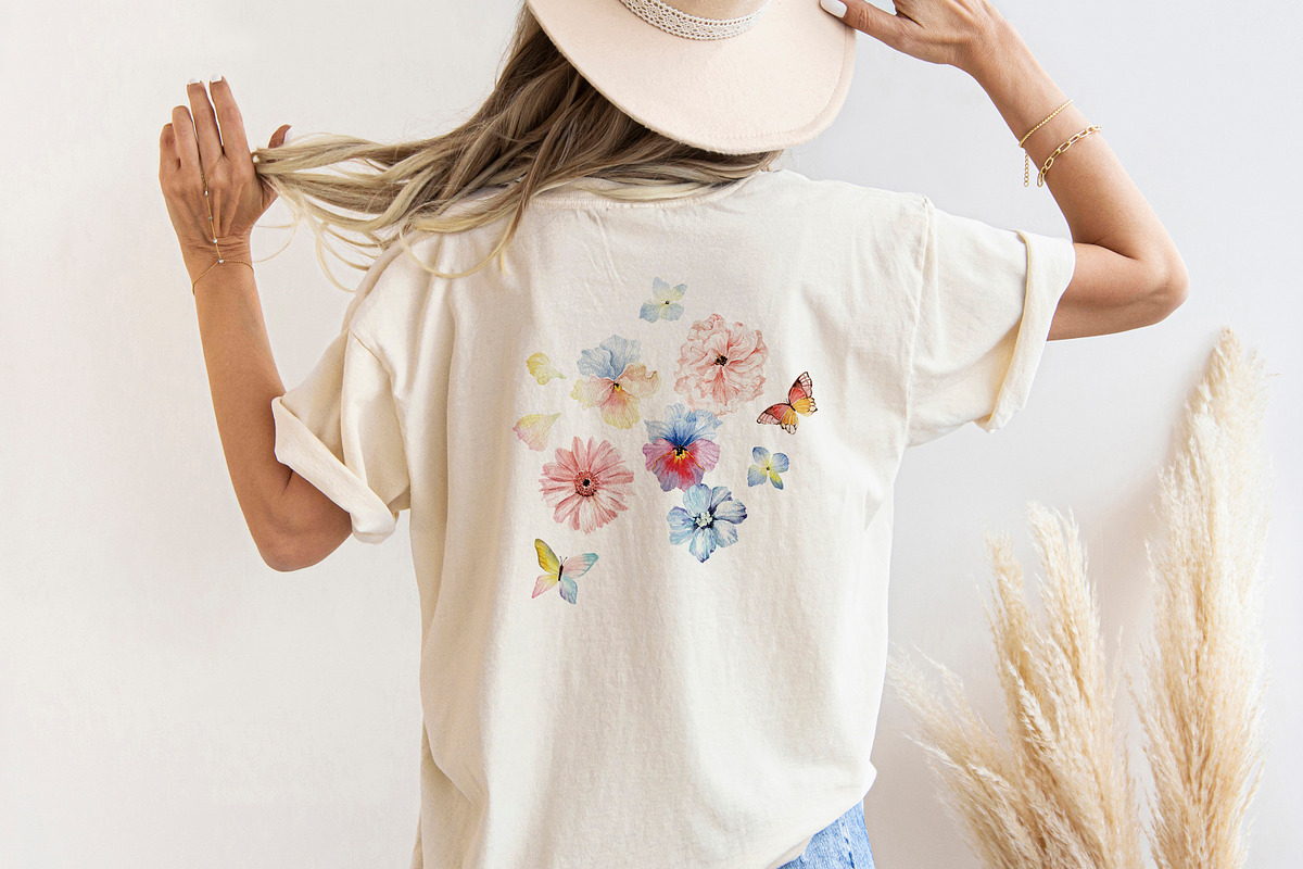 Watercolor Flower - PASTEL AURORA, a Decorative Illustration by ...