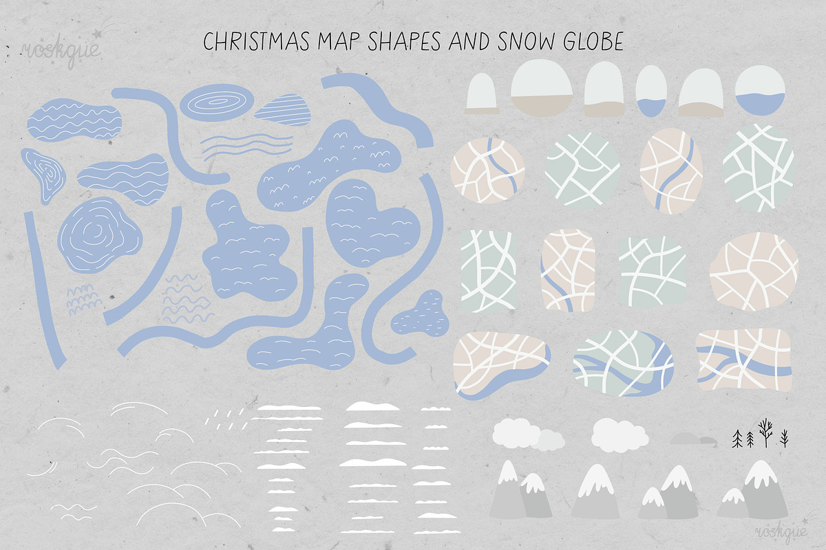 Little Winter | Map Creator, a Seasonal Illustration by roskque