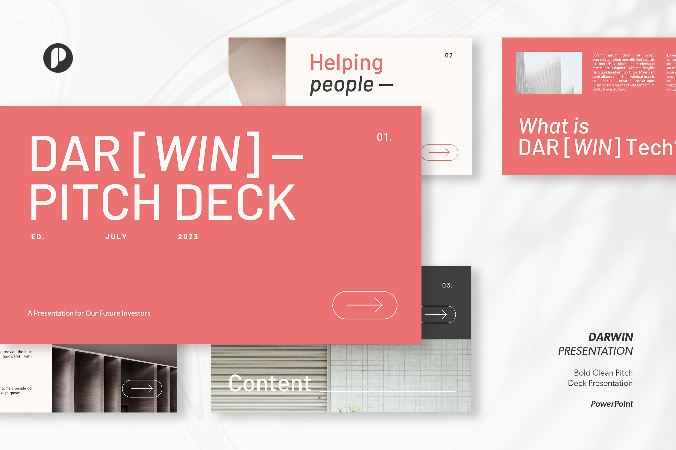 Clean Pitch Deck Presentation, a Presentation Template by peterdraw