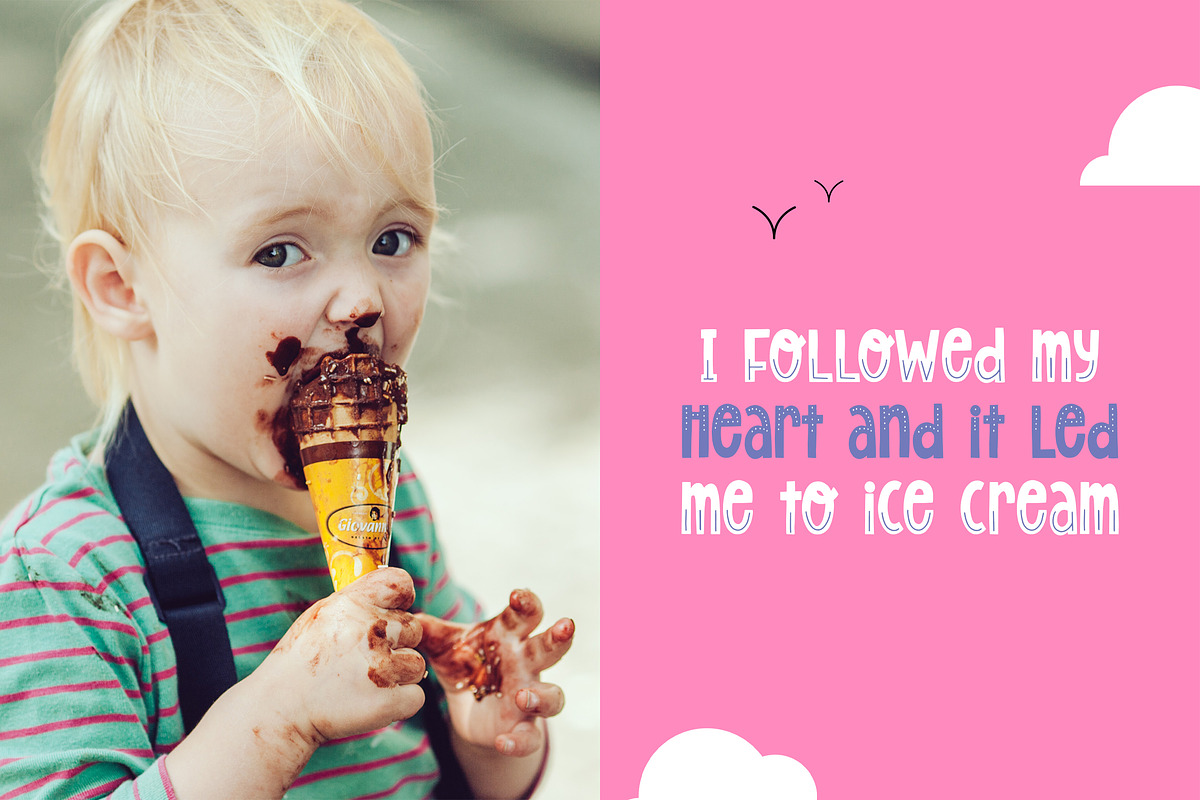 Milkshake Font Family, a Font by Salt & Pepper Designs