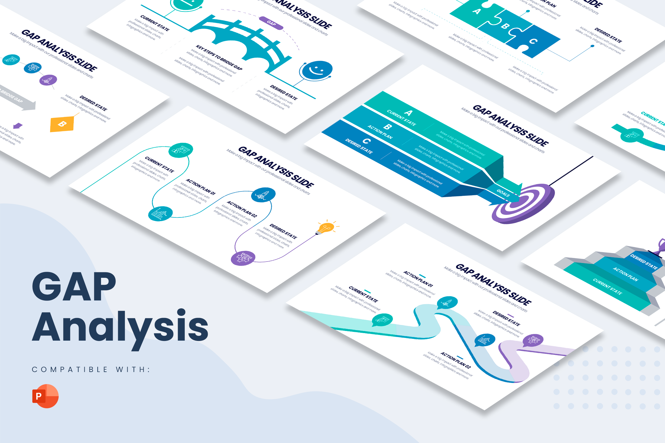 Gap Analysis Powerpoint Infographic, a Presentation Template by ...