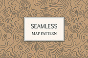 Seamless map pattern set, a Pattern Graphic by AlexZeL | Creative Market