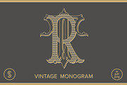 RT Monogram TR Monogram | Illustrations ~ Creative Market