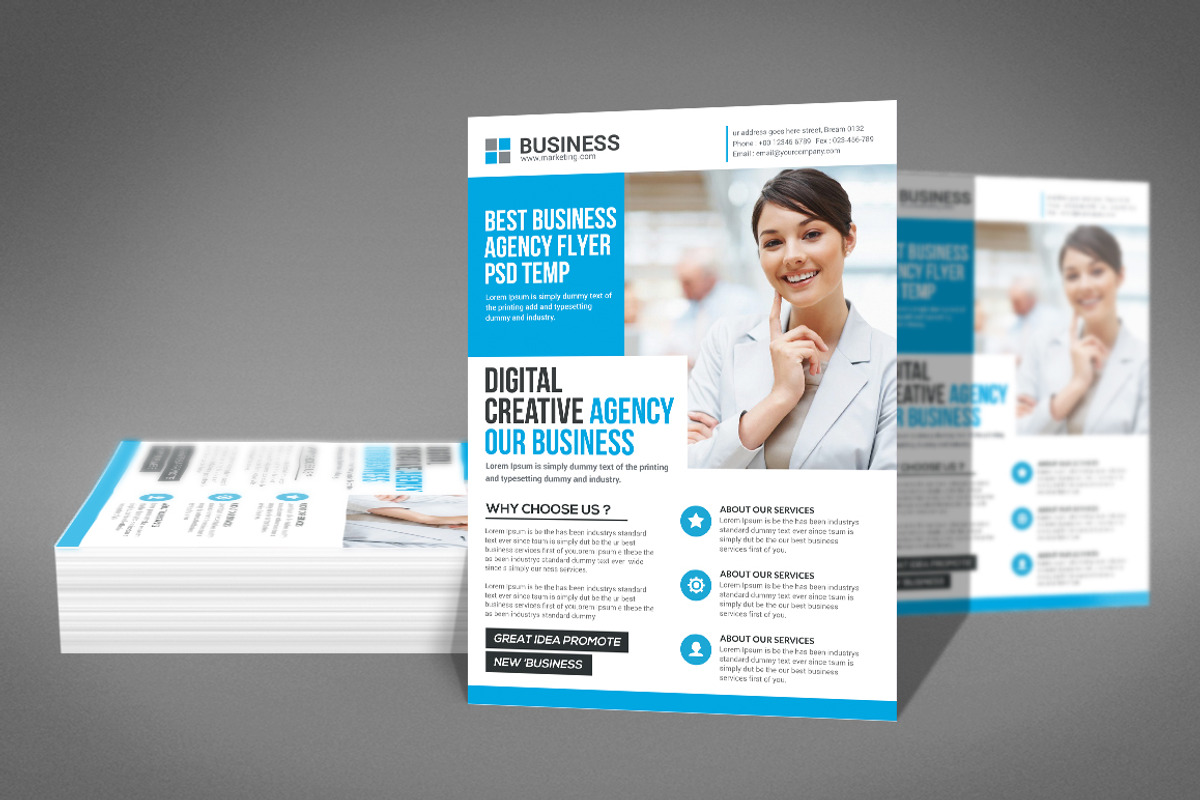 Computer Engineering Flyer, a Flyer Template by graphicforest