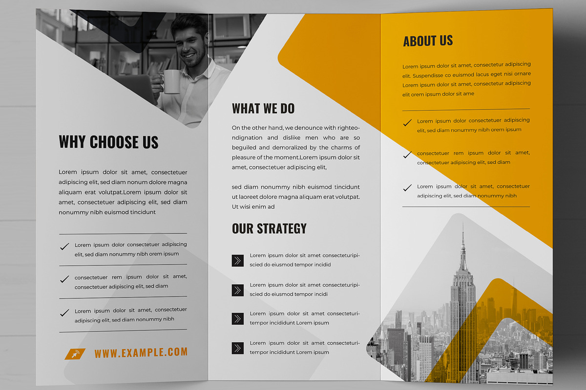 Tri Fold Brochure Layout