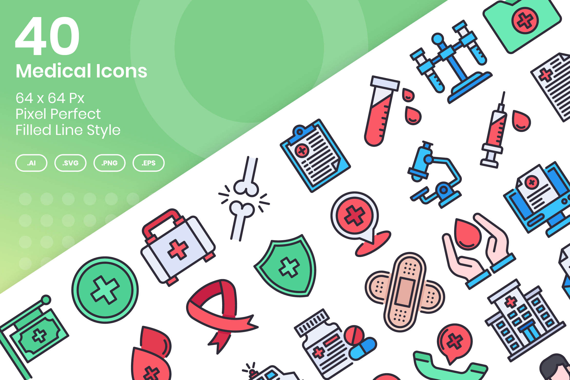 40 Medical - Filled Line