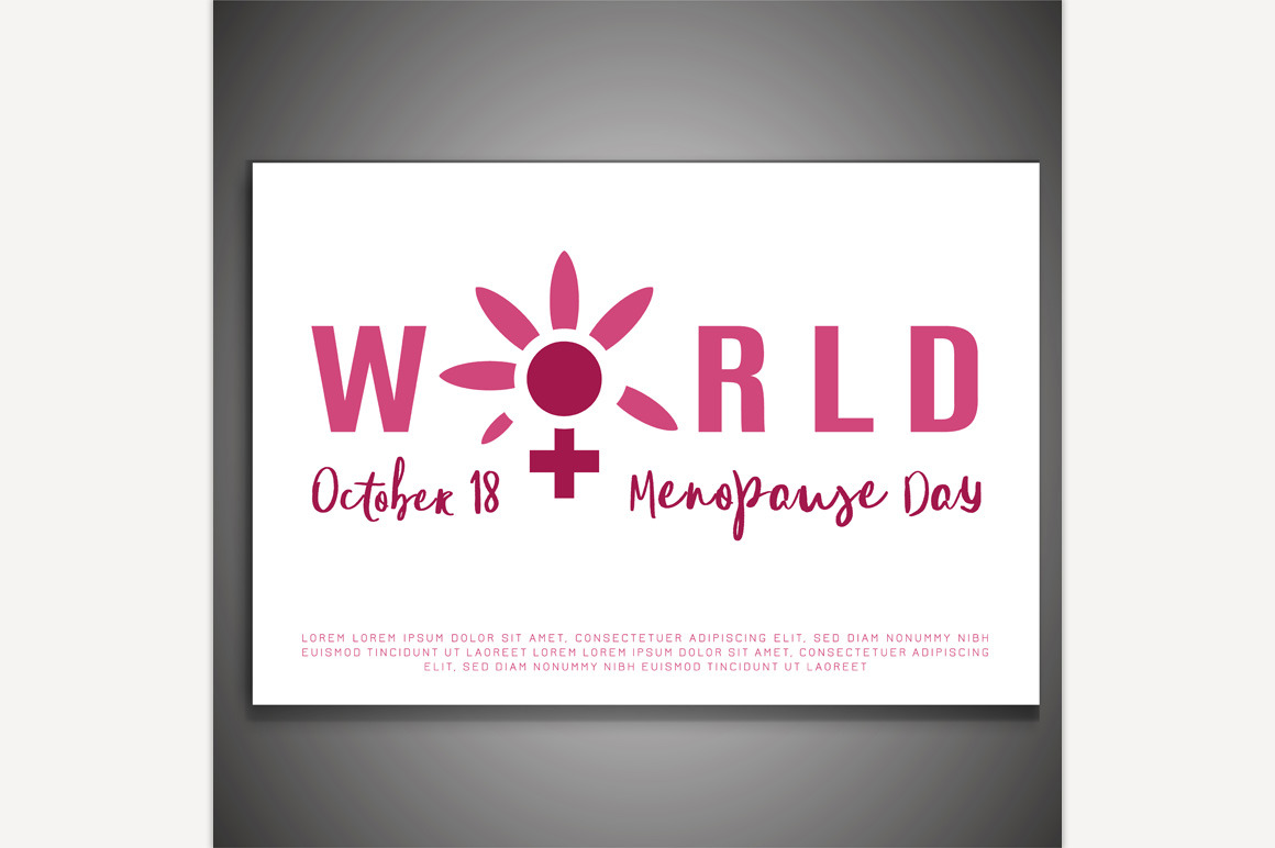 World menopause day, a Healthcare Illustration by Anna's Shop ...