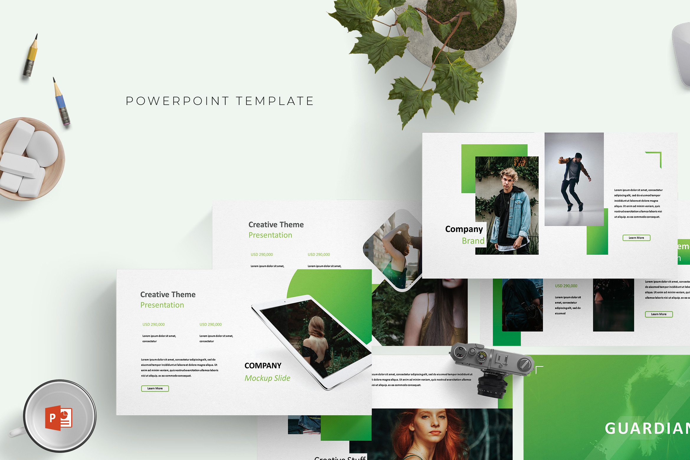 Guardian - Powerpoint Template, a Presentation Template by AQR Studio ...