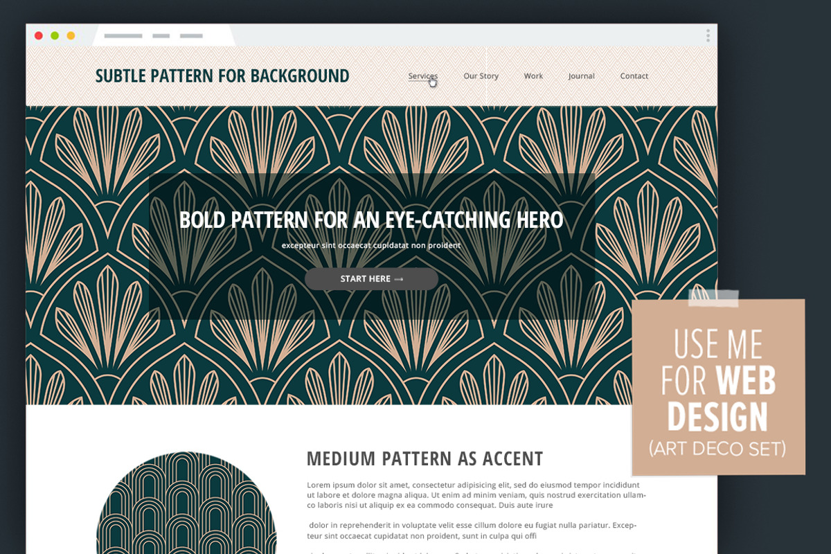 Pattern Pairing Bundle, a Pattern Graphic by Anugraha Design