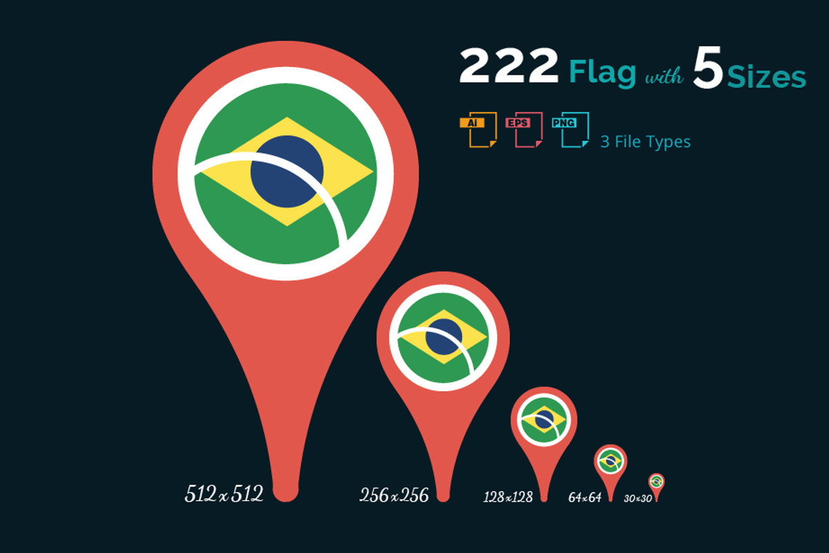 Flag Icons, an Icon by Web Incredible