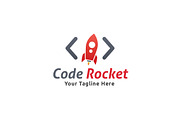 Code Rocket Logo | Branding & Logo Templates ~ Creative Market