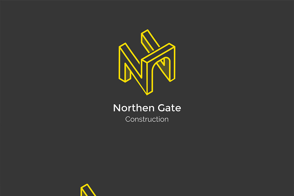 Letter N - Construction Logo, a Branding & Logo Template by NEWFLIX.Bro