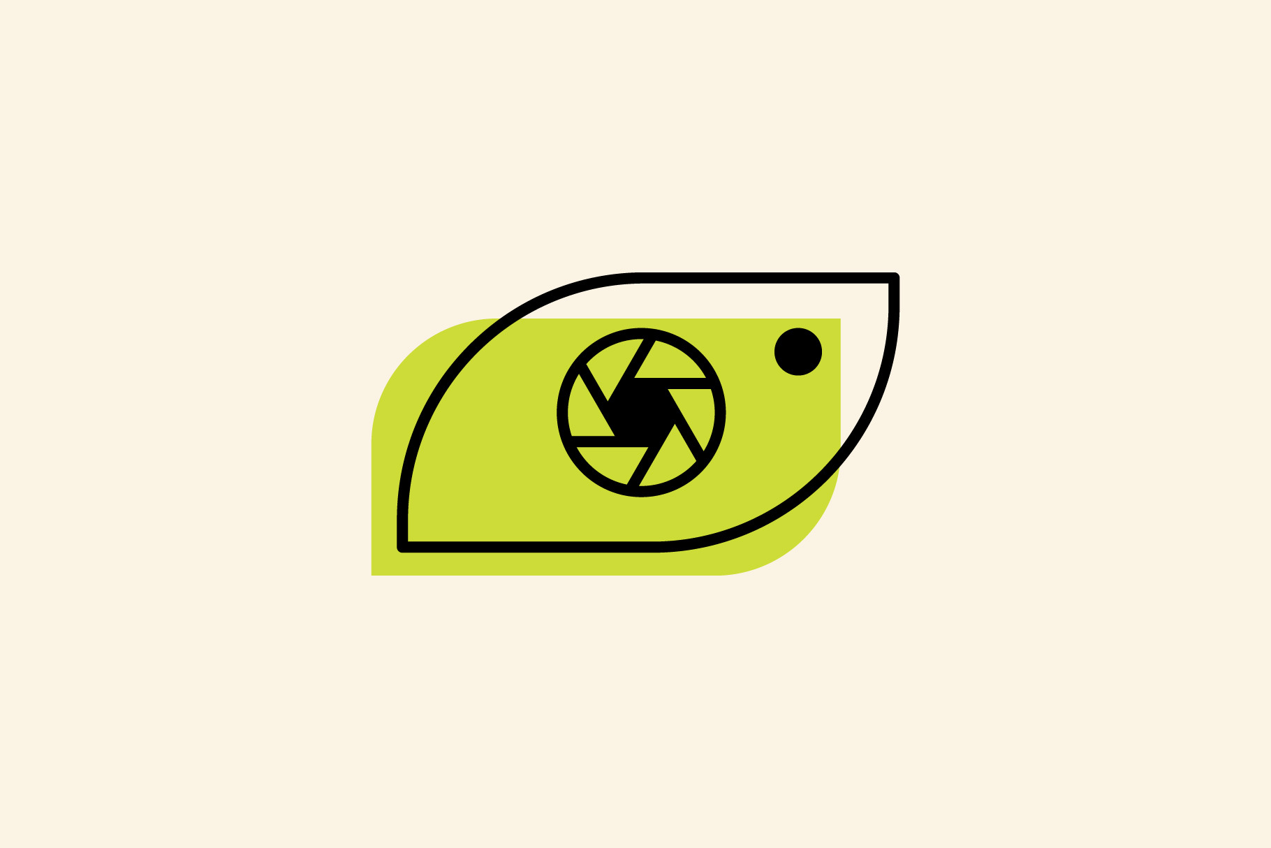 Camera Shutter Leaf Logo Design Vector | Creative Market